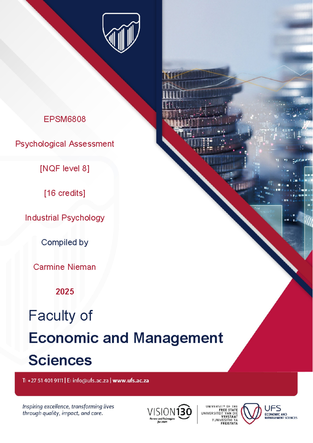 EPSM6808 - Comprehensive Study Guide for Psychological Assessment 2025 ...