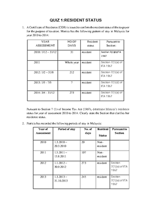 Corporate Tax Computation Format - Studocu