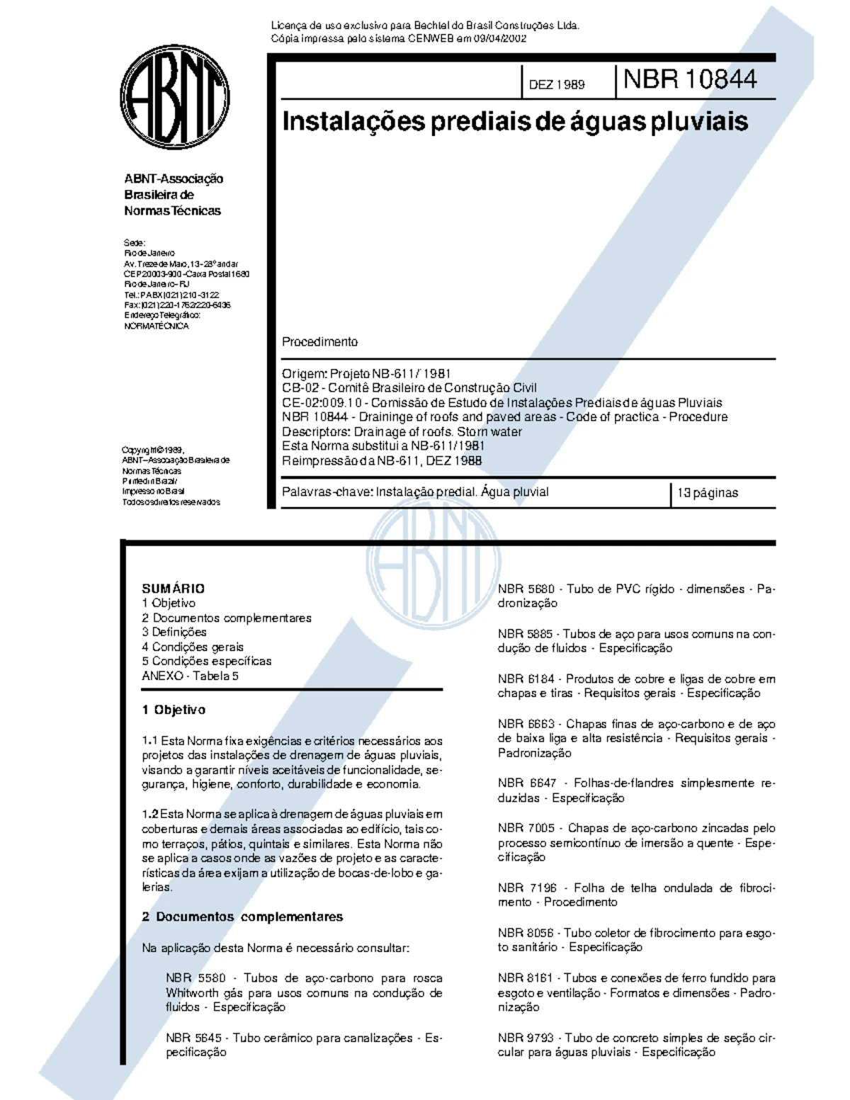 NBR 10126 - Cotagem em desenho tecnico - Copyright © 1987, ABNT ...