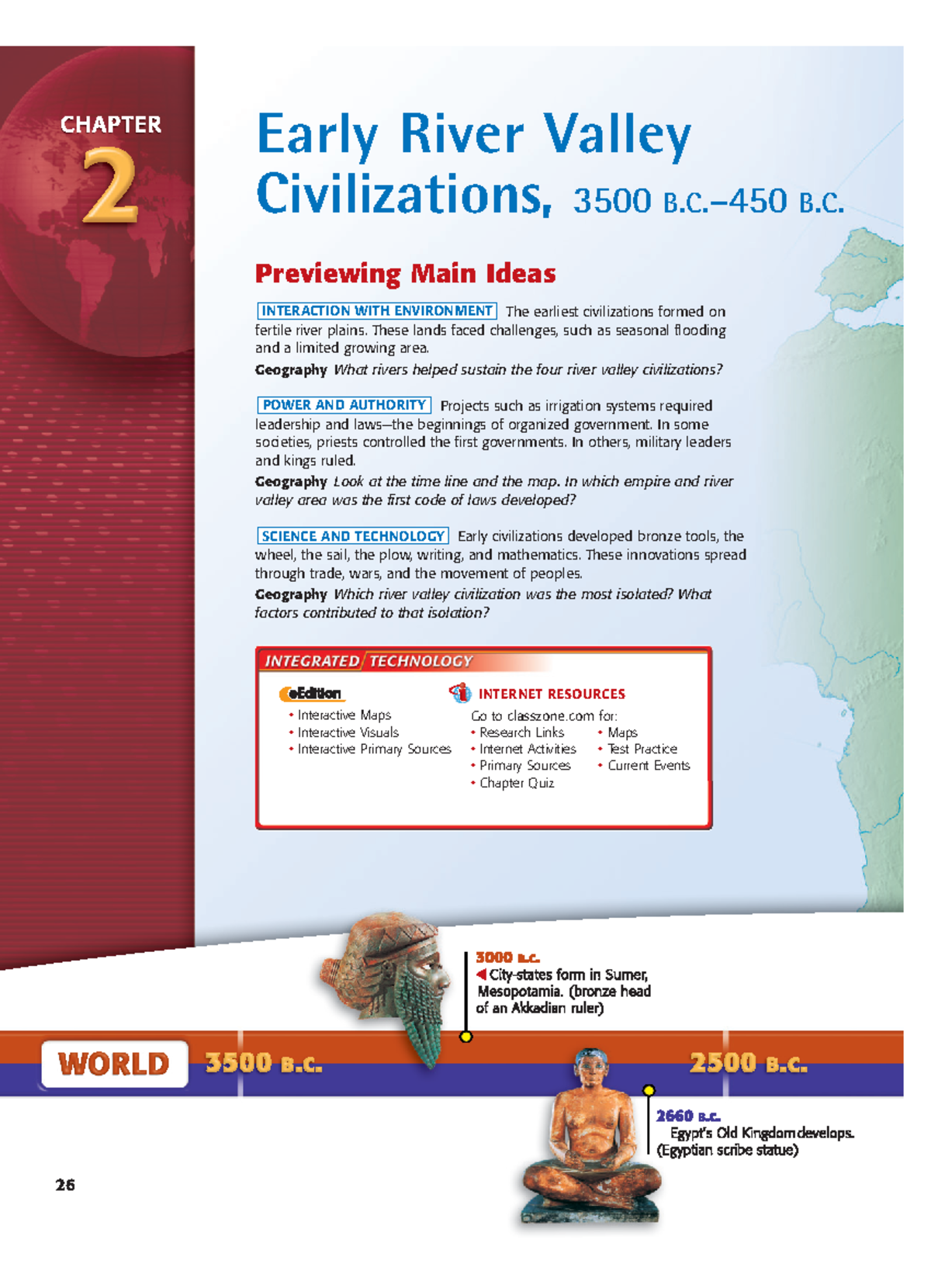 Early River Valley Civilizations Overview (3500 B.C.–450 B.C.) - Studocu