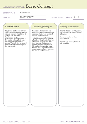 Basic Concept Ch 8 - ATI Remediation - STUDENT NAME KARI HUNT CONCEPT ...