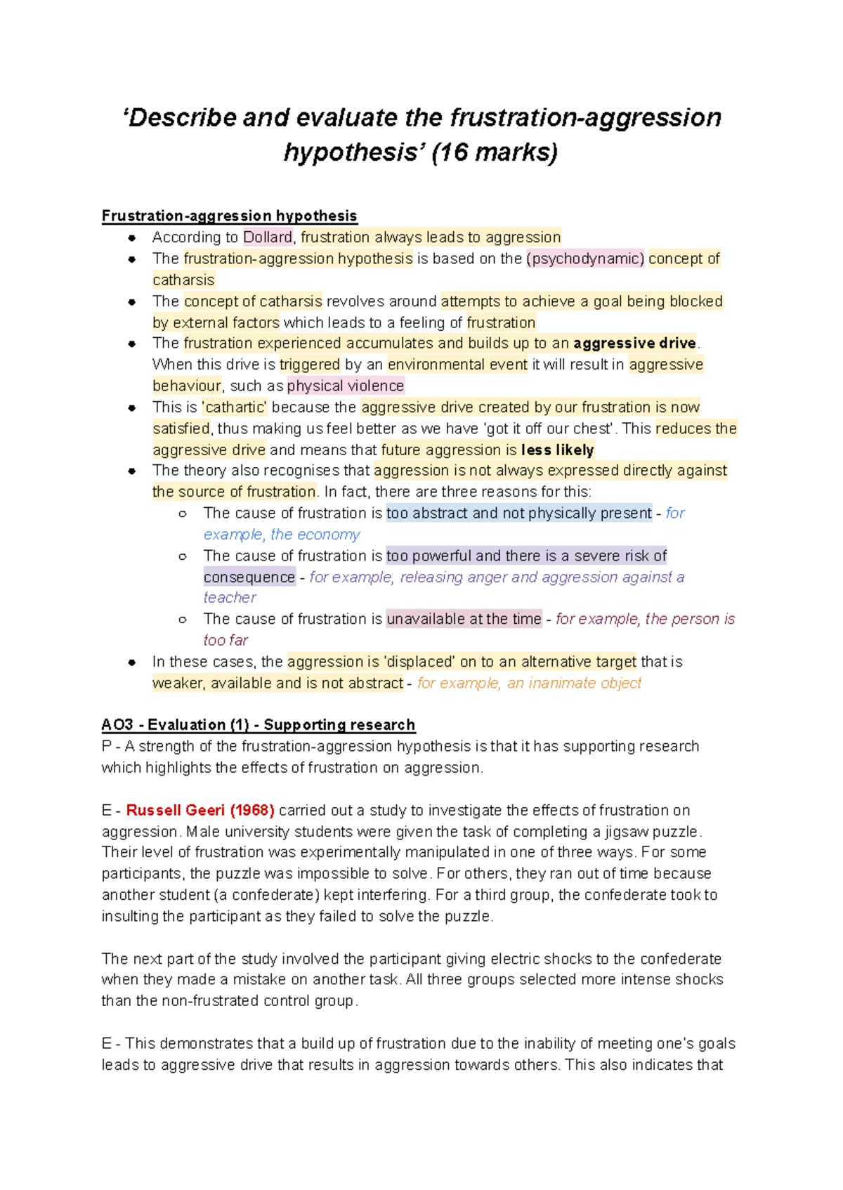 Evaluating Lateralisation & Split Brain Research (Psych 101 - 16 Marks ...