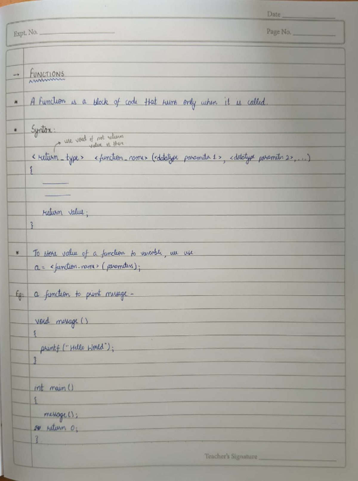 Coding Lab 2 - Functions and Operations in C - Studocu