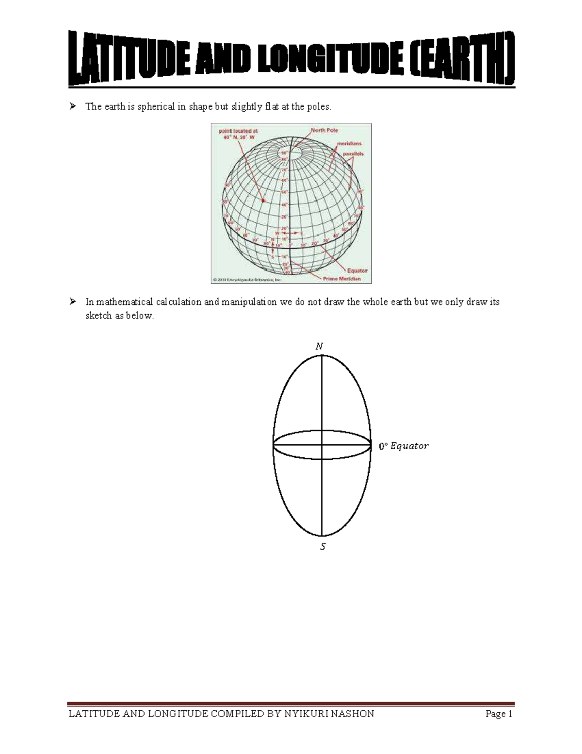 Latitude and Longitude: Understanding Earth's Geometry and Calculations ...