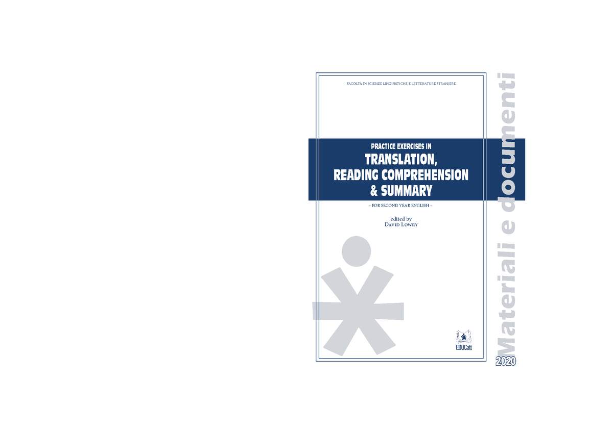 Practice Exercises for Translation, Reading Comprehension & Summary ...