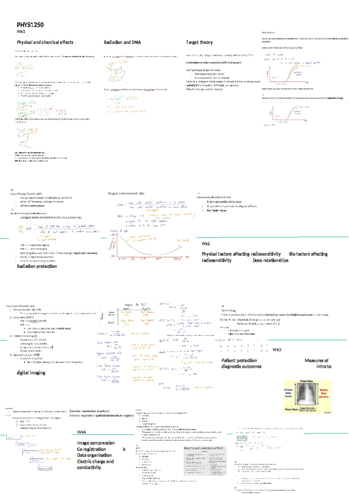 PHYS 101 Exam Notes: Radiation, Imaging, and Detection Principles - Studocu