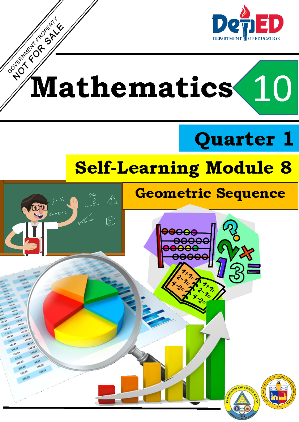 Math 10 Q1 M8 - Self-Learning Module on Geometric Sequences - Studocu