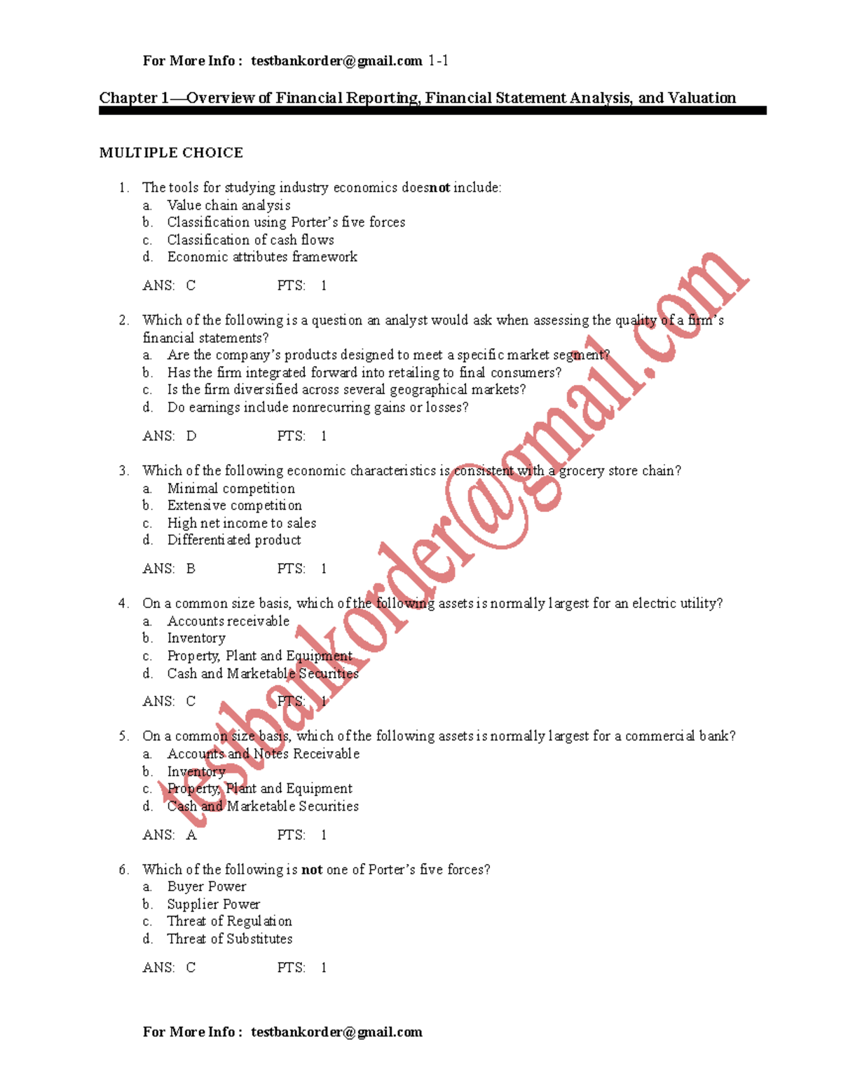 Test Bank and Solutions For Financial Reporting, Financial Statement ...
