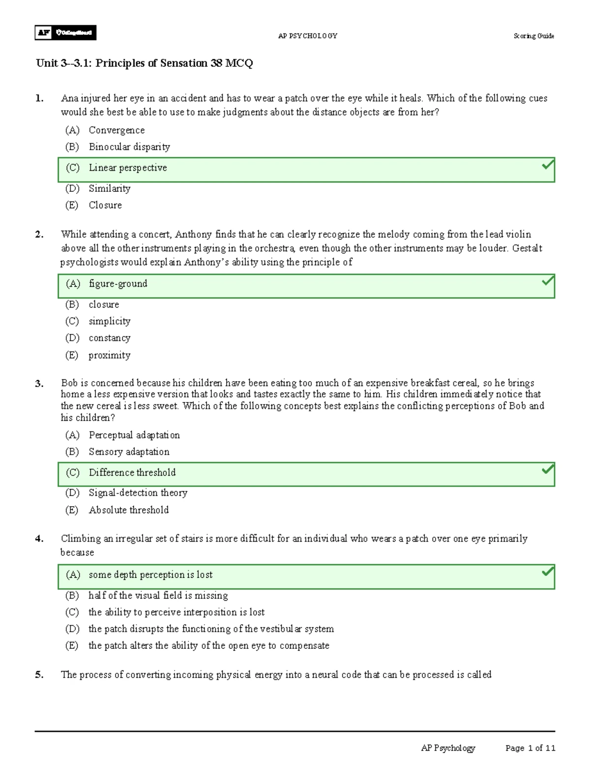 AP PSYCHOLOGY Unit 9: Attribution Theory and Social Cognition Review ...