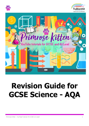 AQA GCSE English Language Paper 1 revision booklet - GCSE English ...