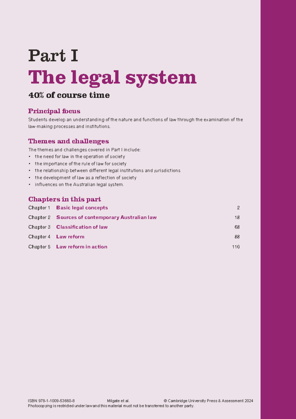 Legal System Overview: Basic Concepts and Principles (Legal Studies ...
