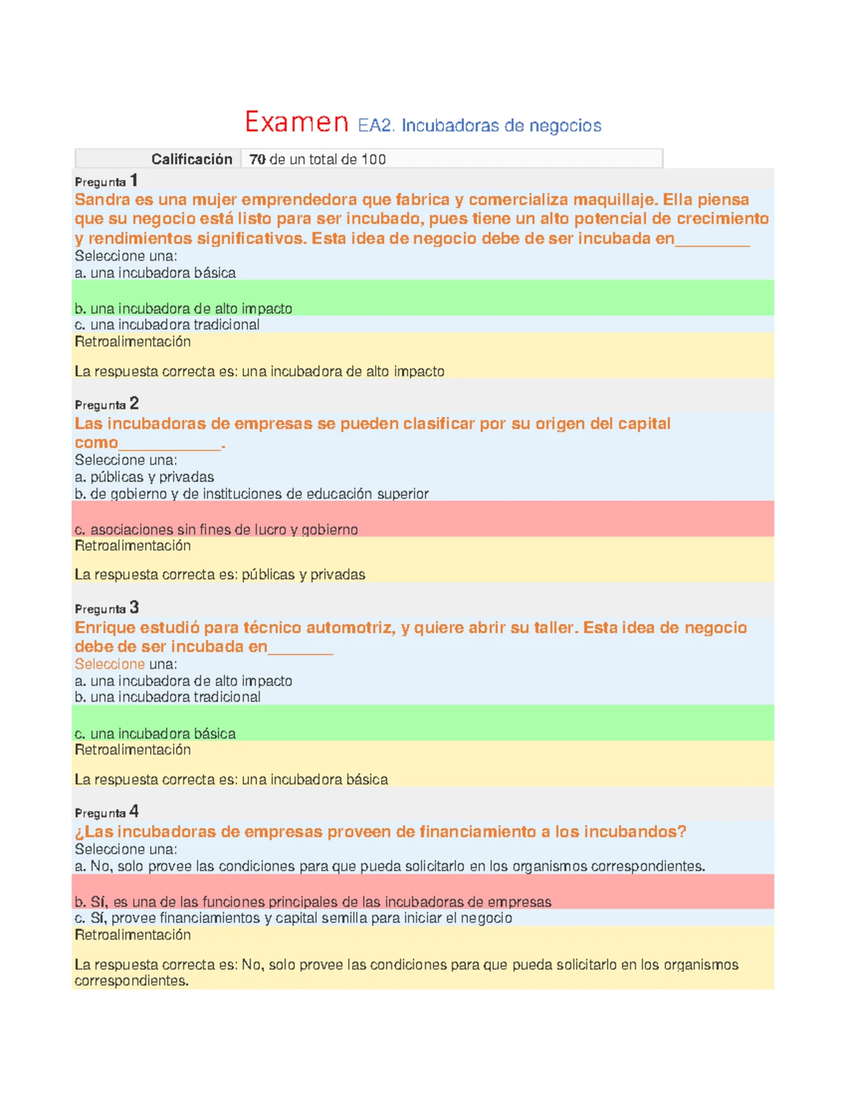EA2.2 Examen Final: Procesos de Auditoría y Coevaluación - Studocu