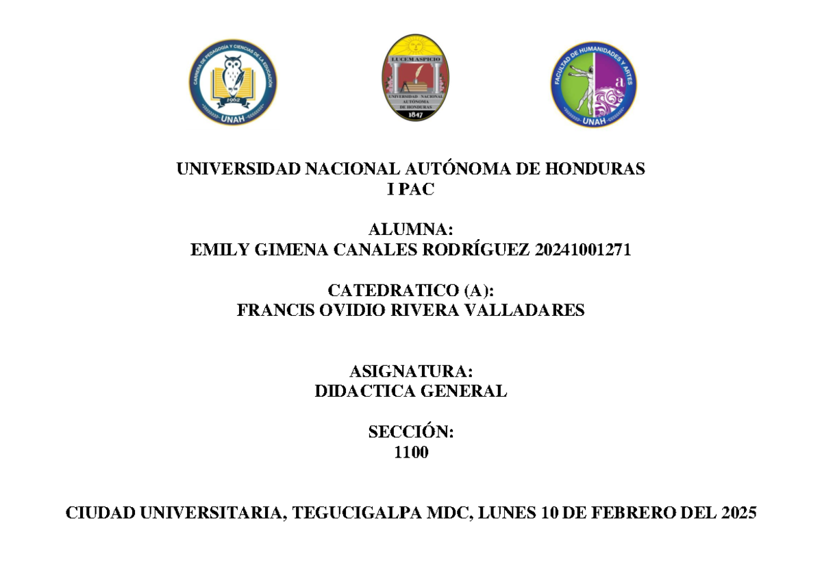 Canales Emily U1 T1A1 - guias actividades - UNIVERSIDAD NACIONAL ...