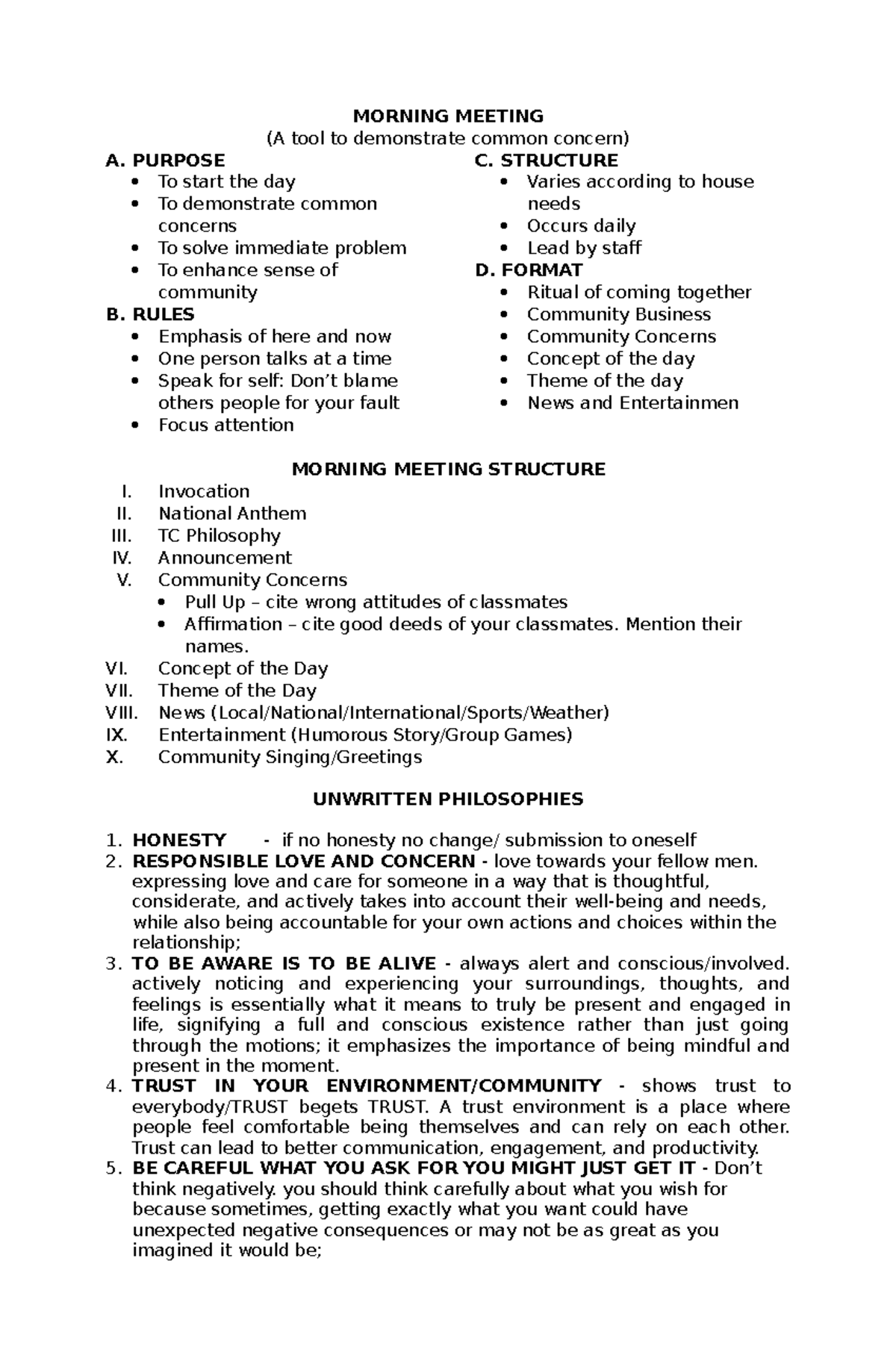 Morning Meeting Structure & Philosophy: Community Engagement Guide ...