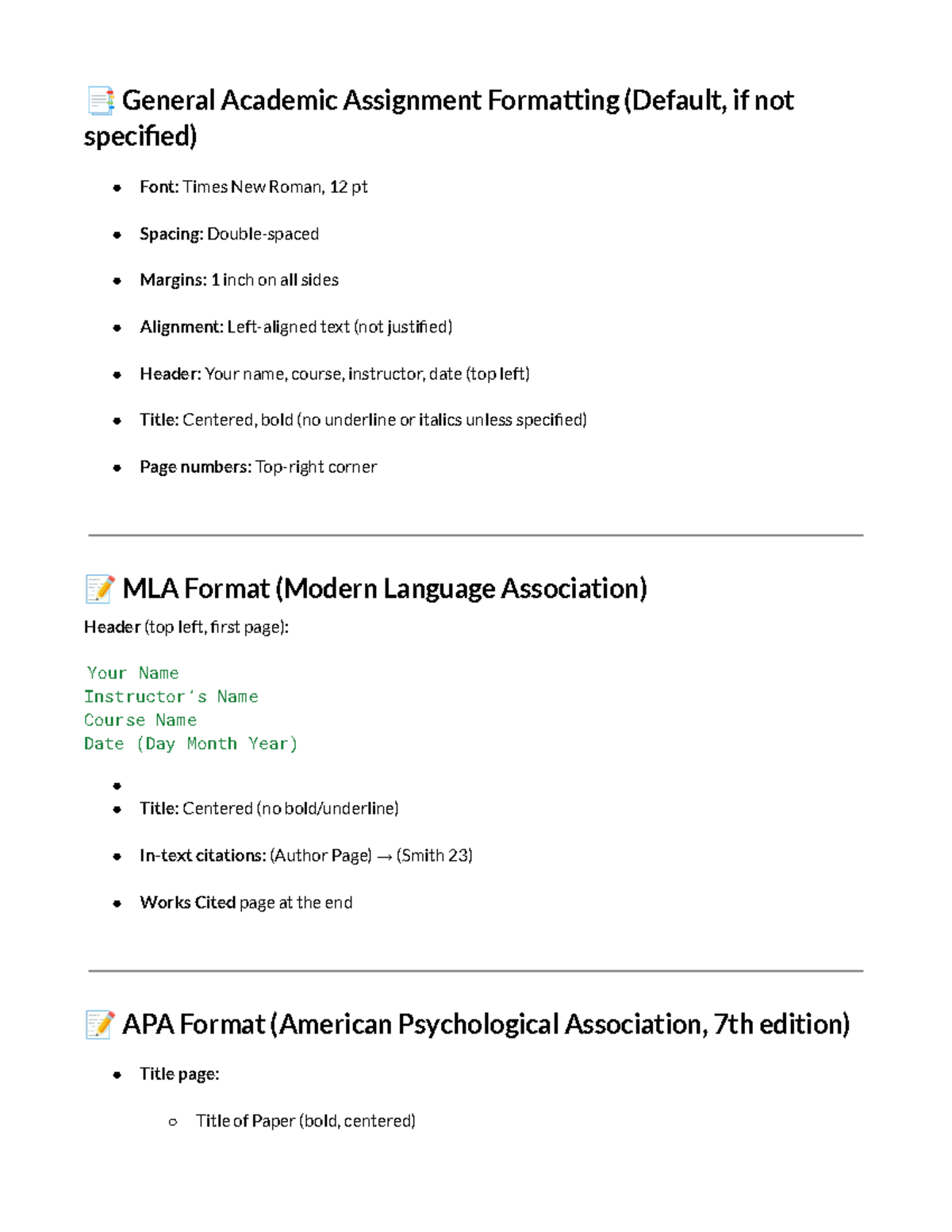 Assignment Formatting Tips for Academic Success - Studocu