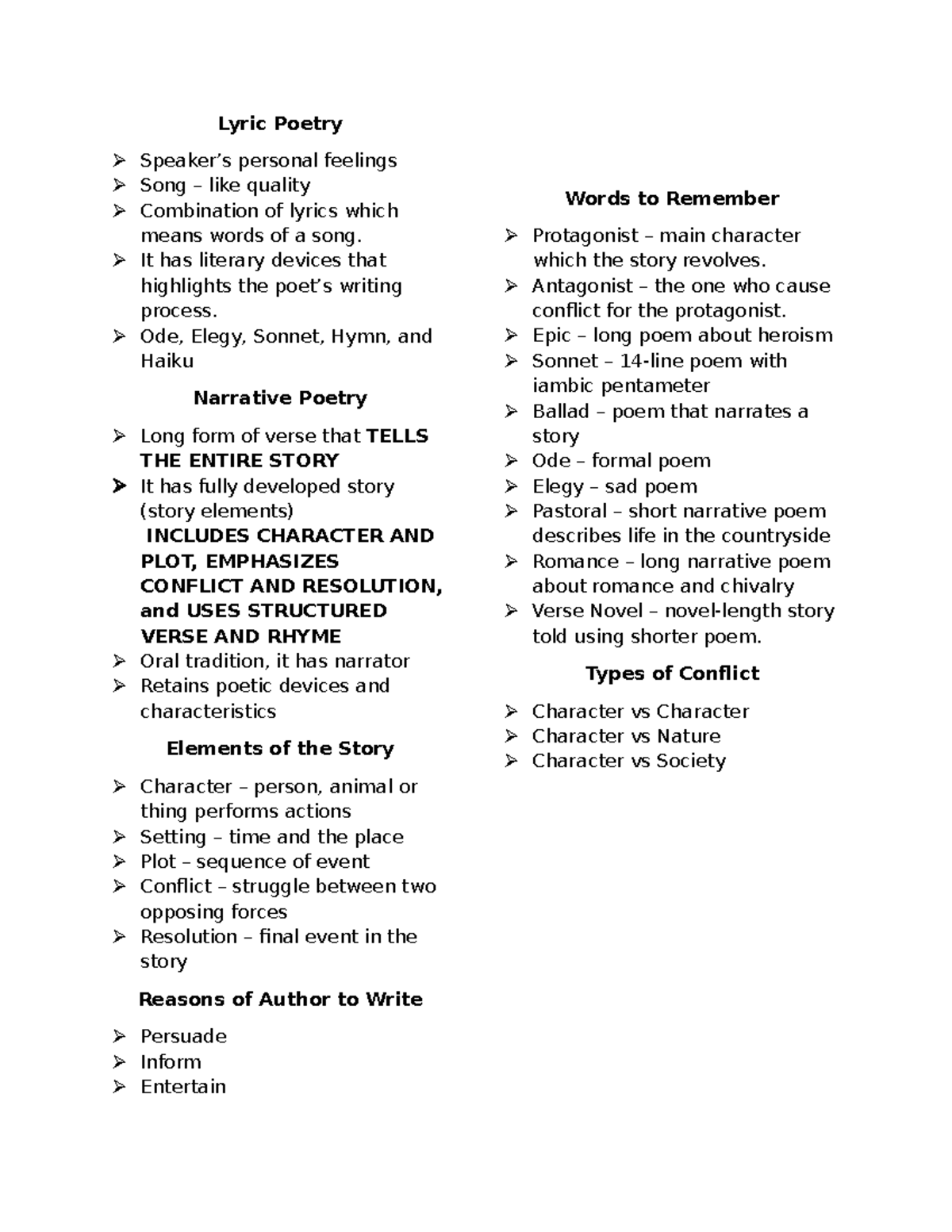 Reviewer English 7 - It's all about the base - Lyric Poetry Speaker’s ...