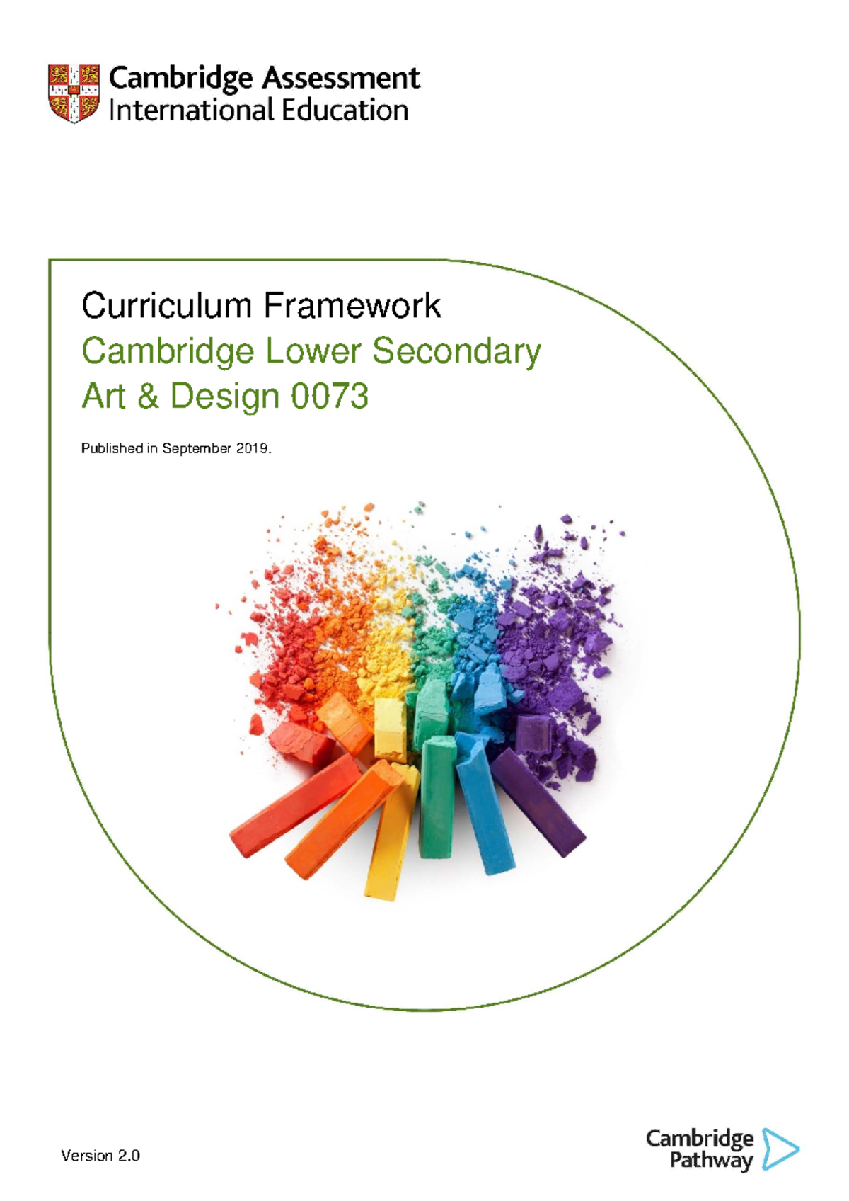 Cambridge Lower Secondary Art & Design Curriculum Framework 0073 (2019 ...