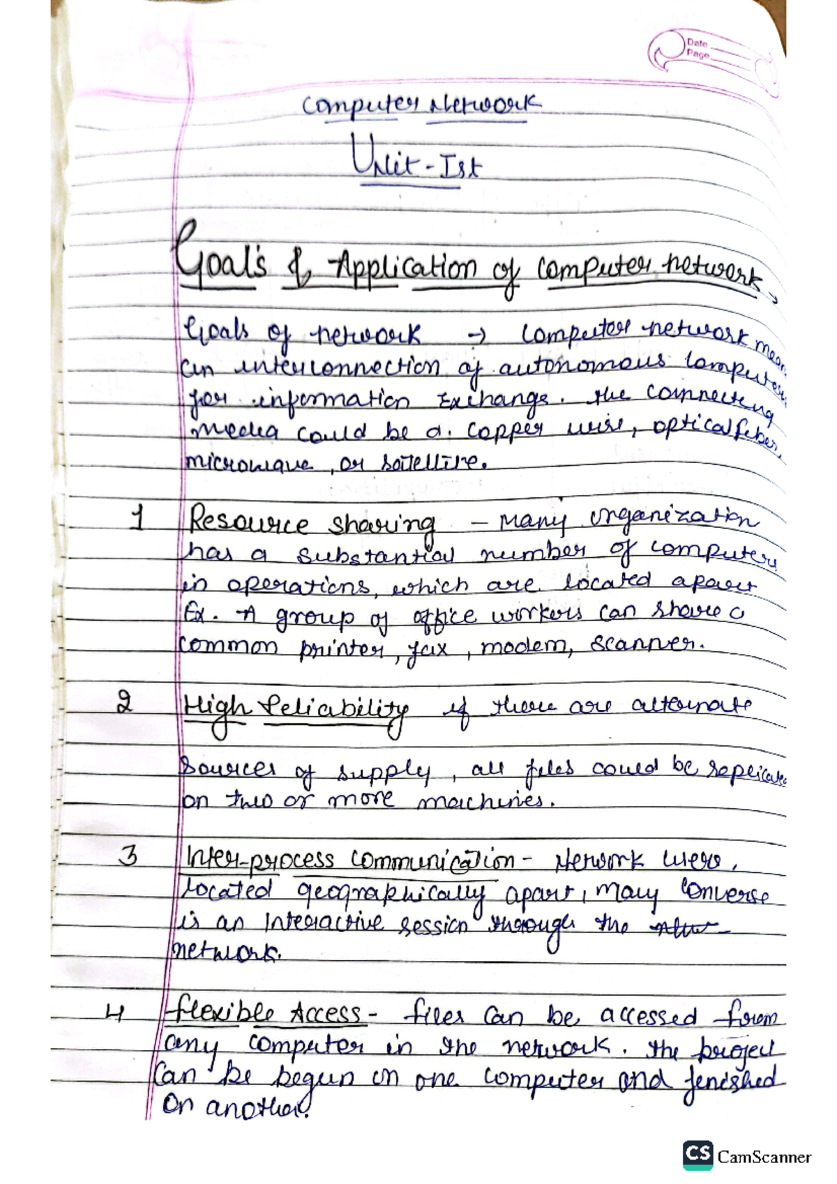 CN Class Notes: Key Concepts and Highlights - Studocu