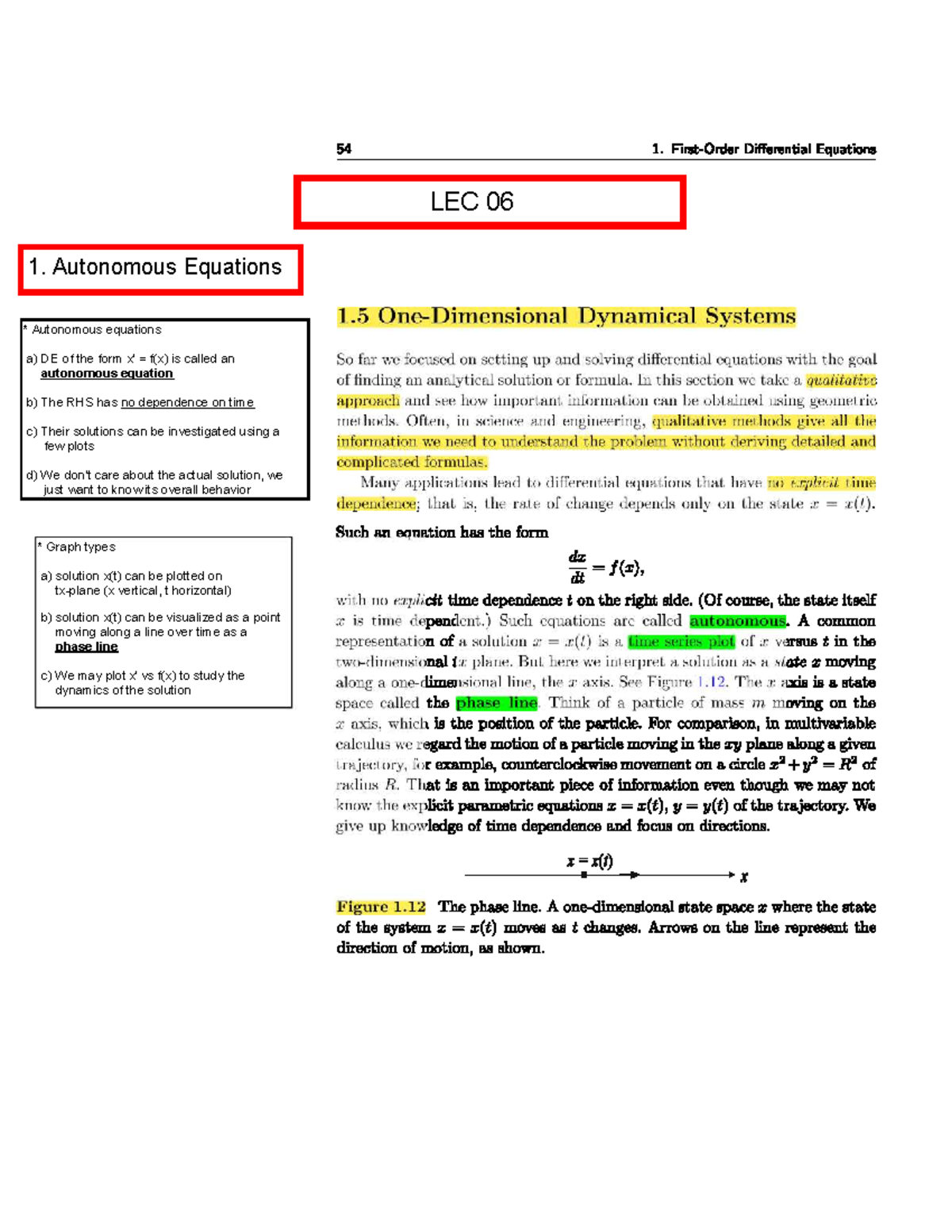Logistic Model & Stability Analysis: LEC Notes (DE 101) - Studocu