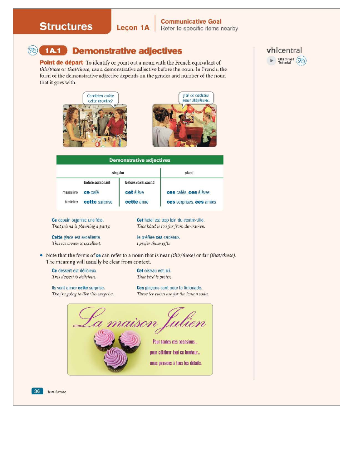 Chemins 2 - Leçon 1A: Structures de Buts Communicatifs - Studocu