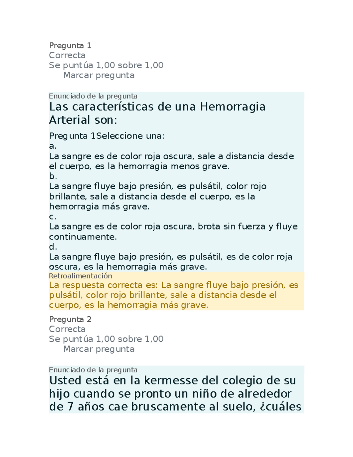 Examen Final PRIM. Técnicas de Reanimación Cardiopulmonar - Studocu