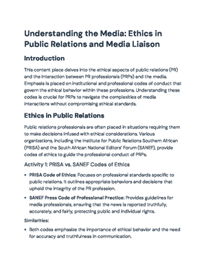 [Solved] Find the professional code of conduct of any national or ...