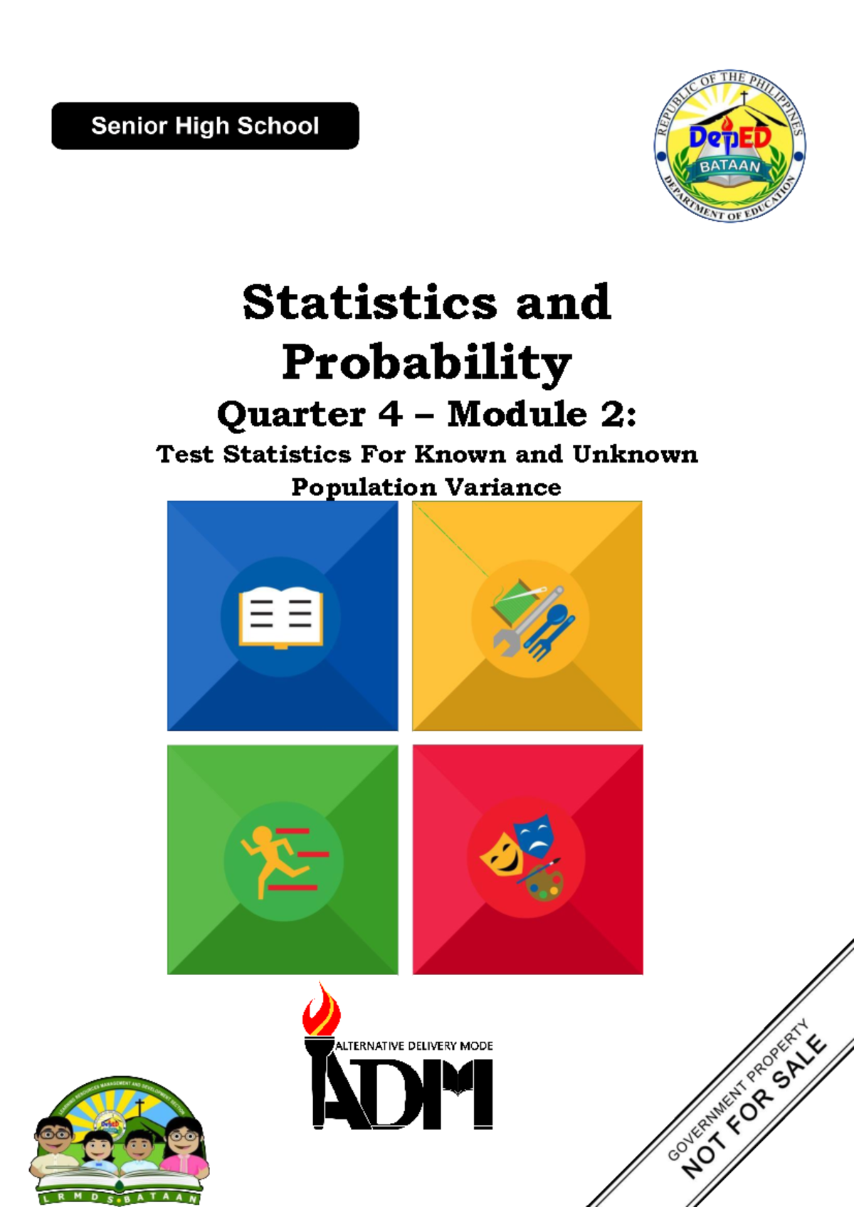 Test Statistics for Population Variance: Stats & Prob Q4 M2 - Studocu