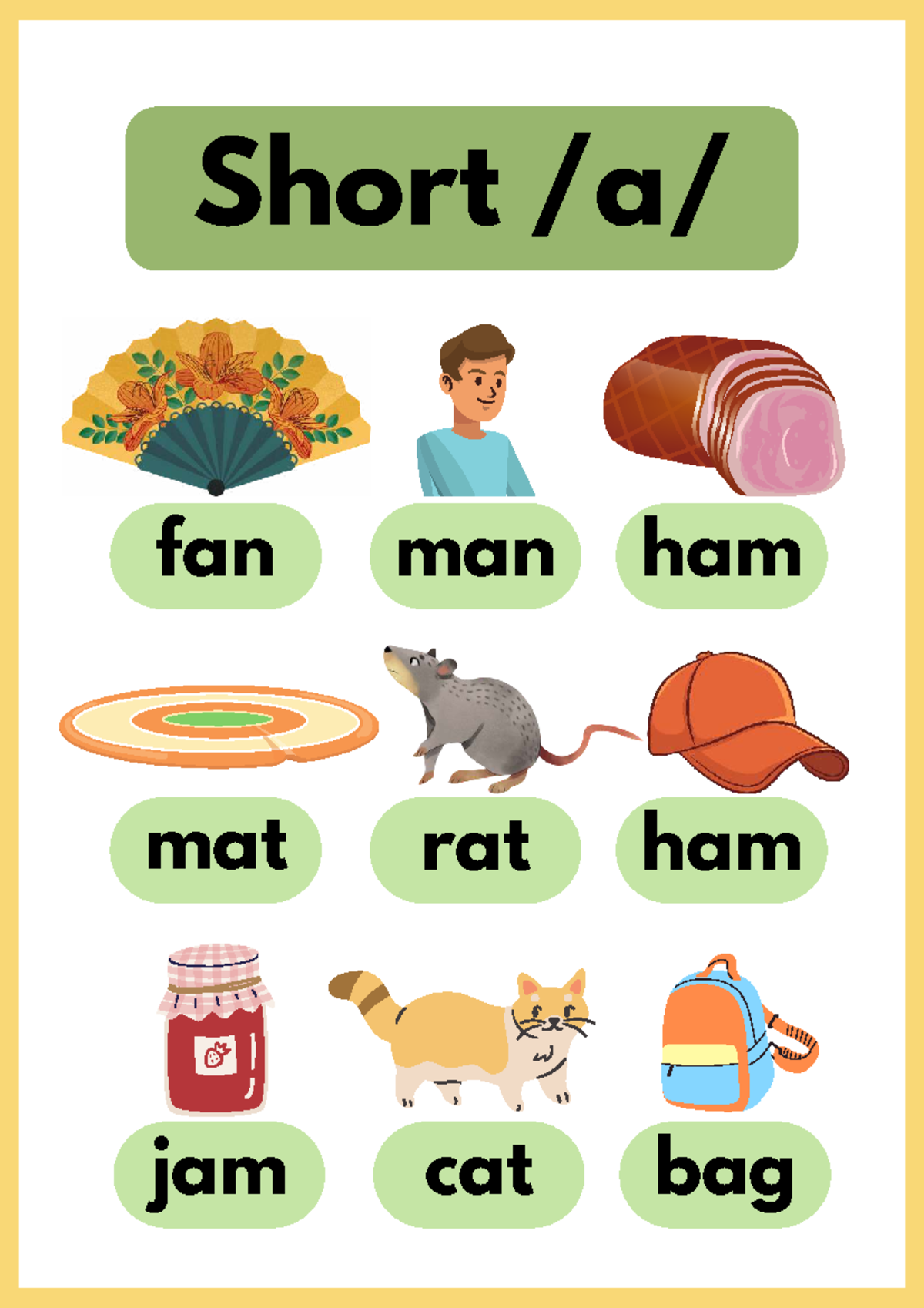 Short A Sound Words Worksheet (Alphabet Match) - Studocu
