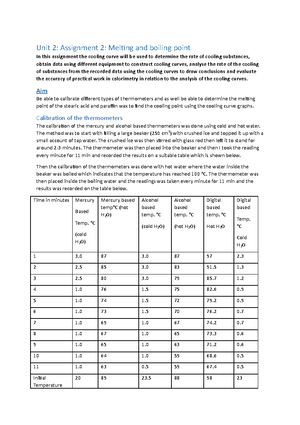 Unit 2 D Skills review - assignment 2d - Unit 2 D Skill review In order ...