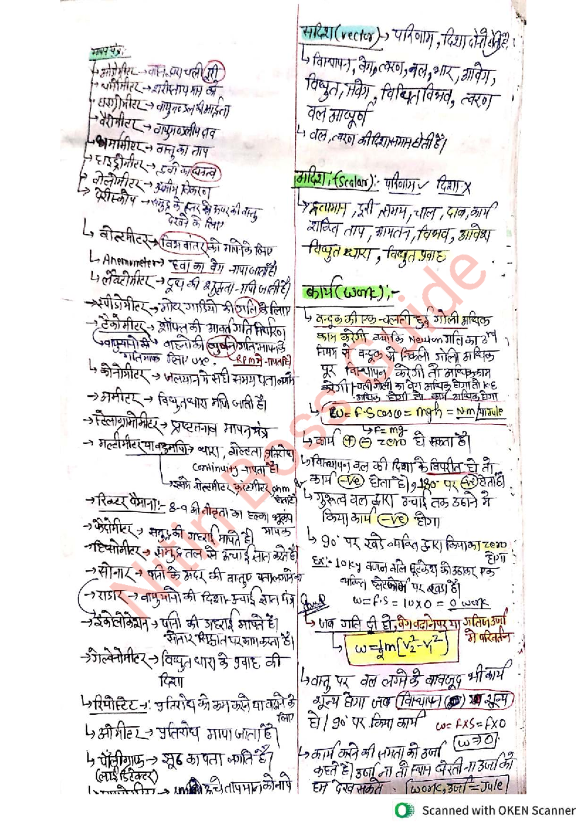 Physics RRB PYQ Written Notes - Comprehensive Study Guide - Studocu