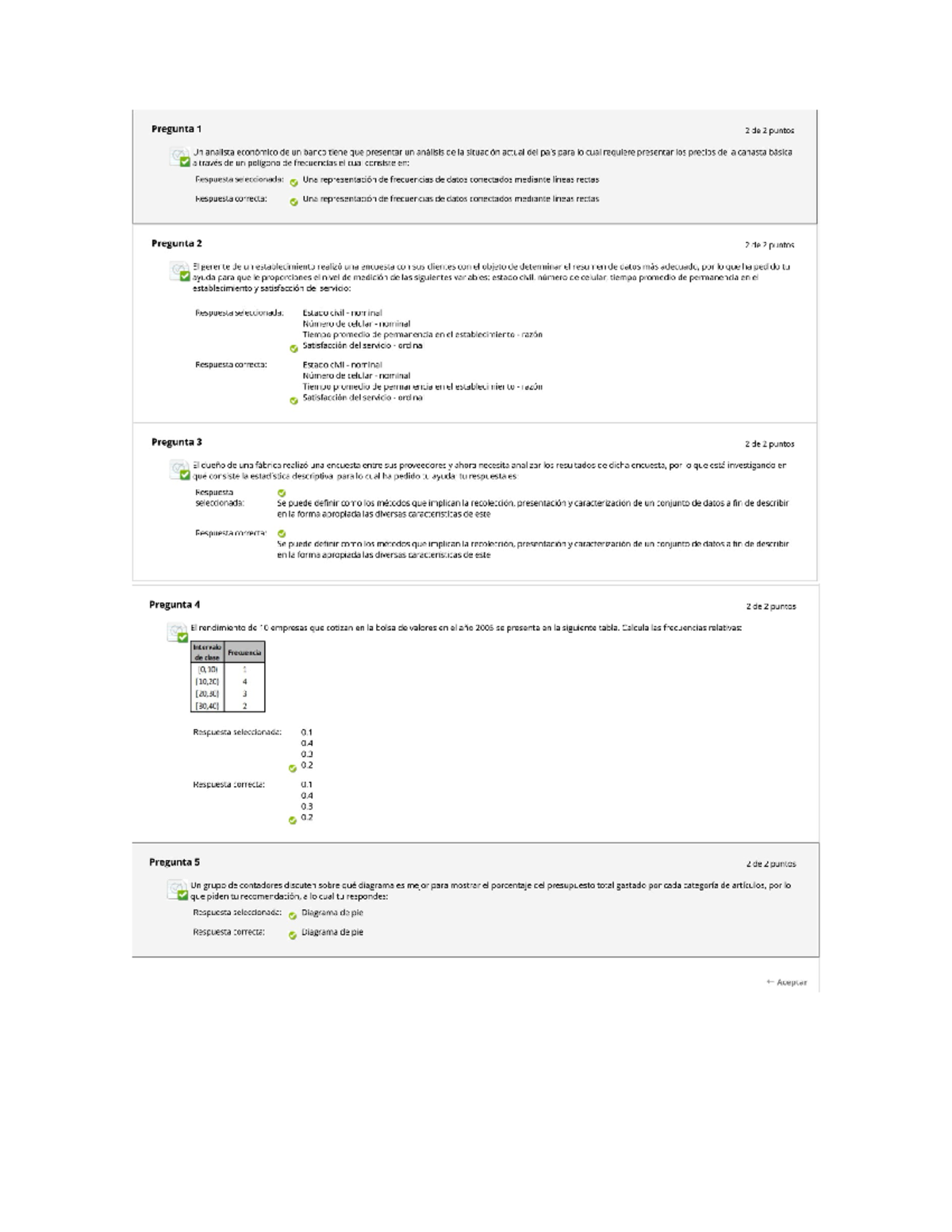 Probabilidad y Estadística 1: Resumen de Preguntas y Respuestas - Studocu