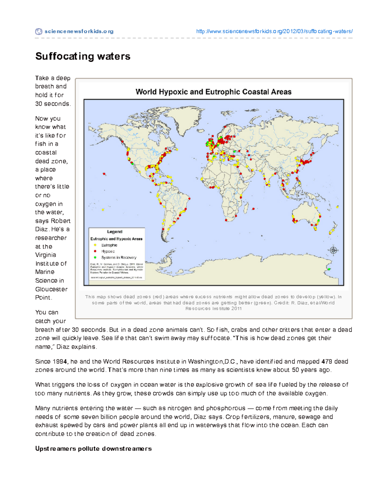 Suffocating Waters: Understanding Ocean Dead Zones and Their Causes ...
