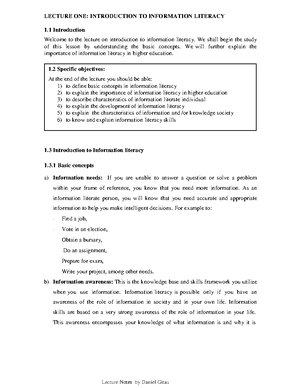 ECI 2104- Curriculum Development lecture notes - ECI 2104- CURRICULUM ...