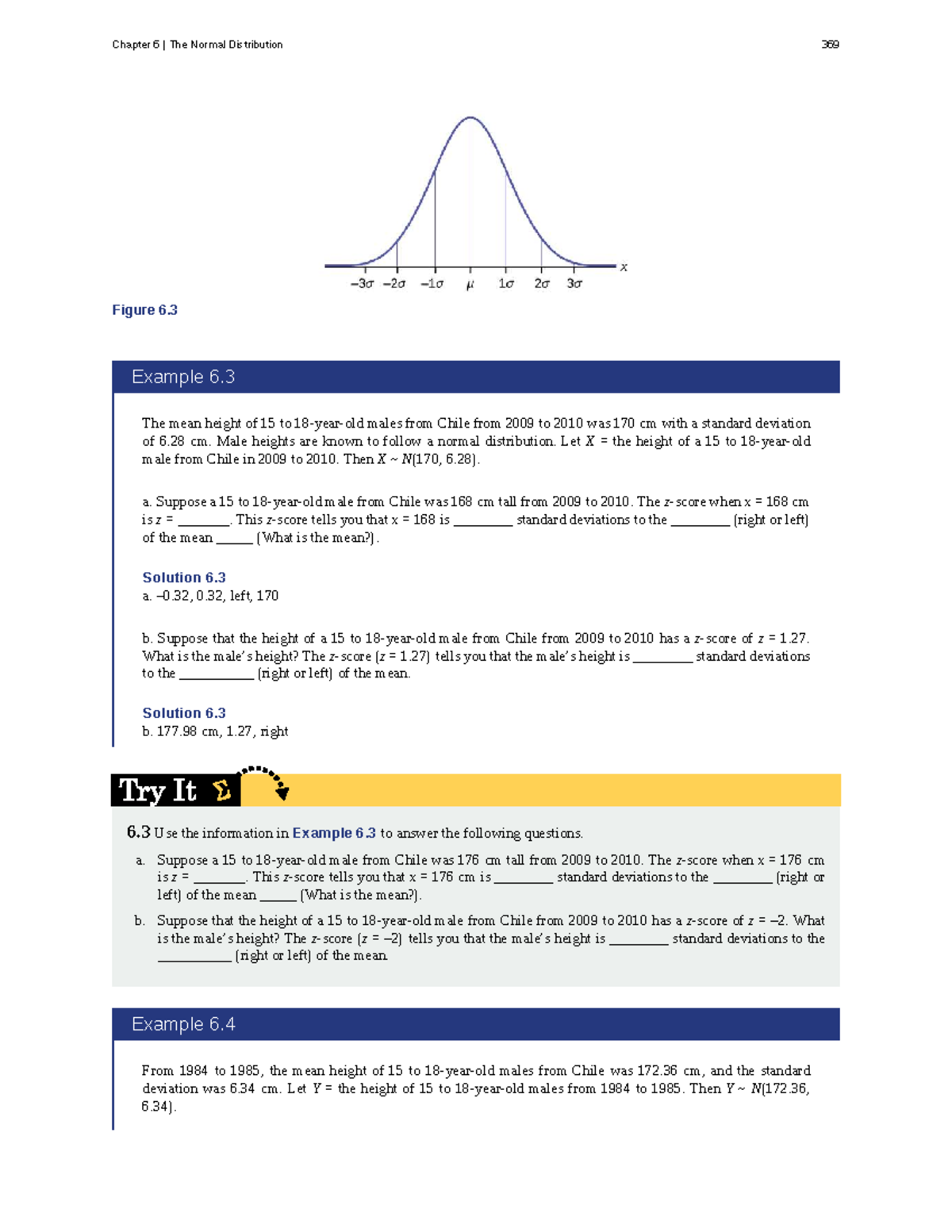 Chapter 6: The Normal Distribution in Introductory Statistics (Part 189 ...