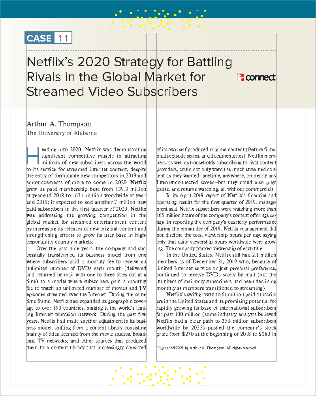 Netflix's 2020 Competitive Strategy in the Global Streaming Market ...