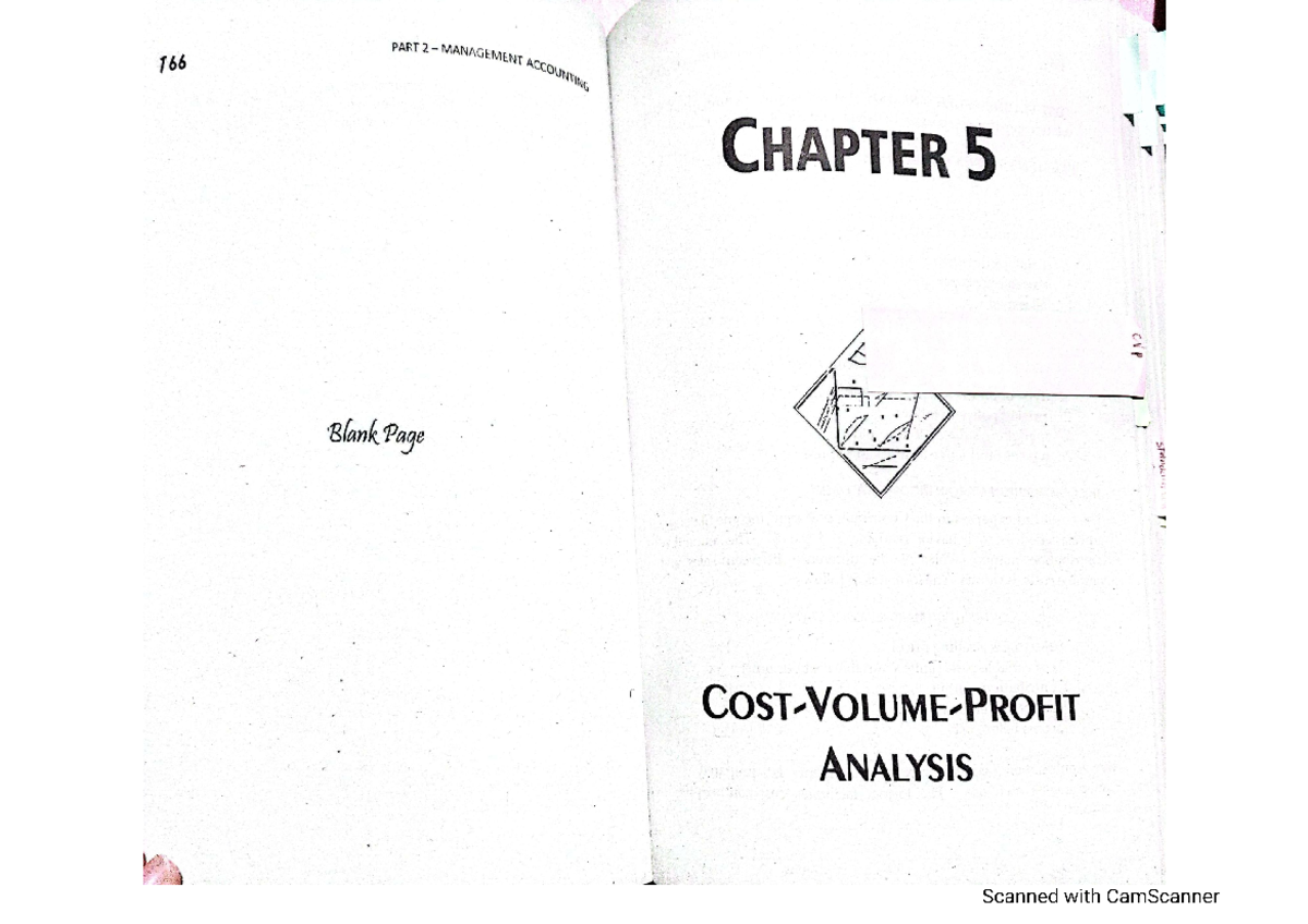 Chap 5 - CVP Analysis: Key Concepts & Q&A Guide - Studocu