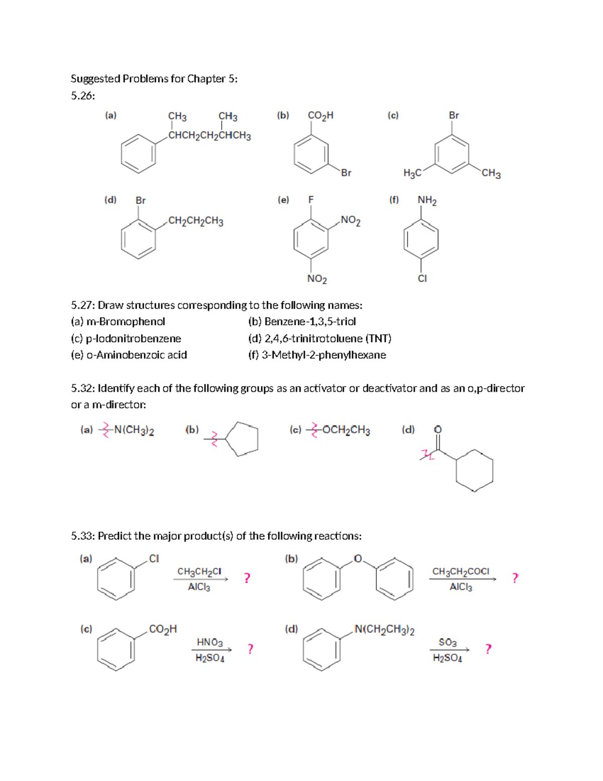 Chemistry 101: Chapter 5 Practice Problems and Solutions - Studocu