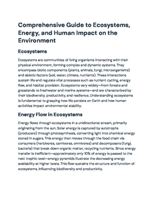 Population Ecology - Study Notes & Assignments - Studocu