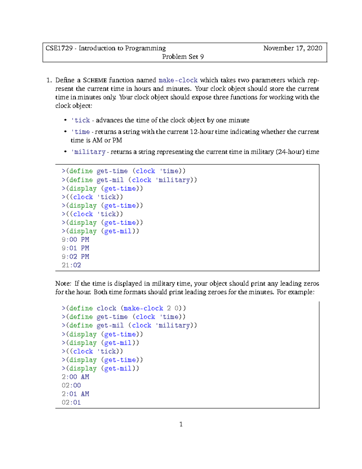 Problem-set-9 - This is the questions to problem set 9 from CSE 1729 ...