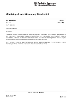 Cambridge Primary Checkpoint Science 0097/02 Paper 2 Oct 2024 - Studocu