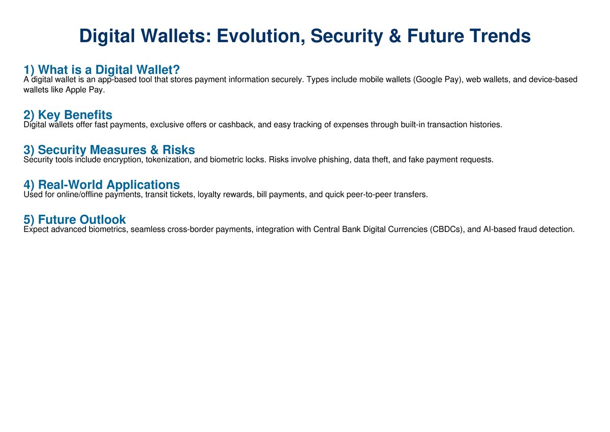 Digital Wallets: Evolution, Security & Future Trends - Academic Poster ...