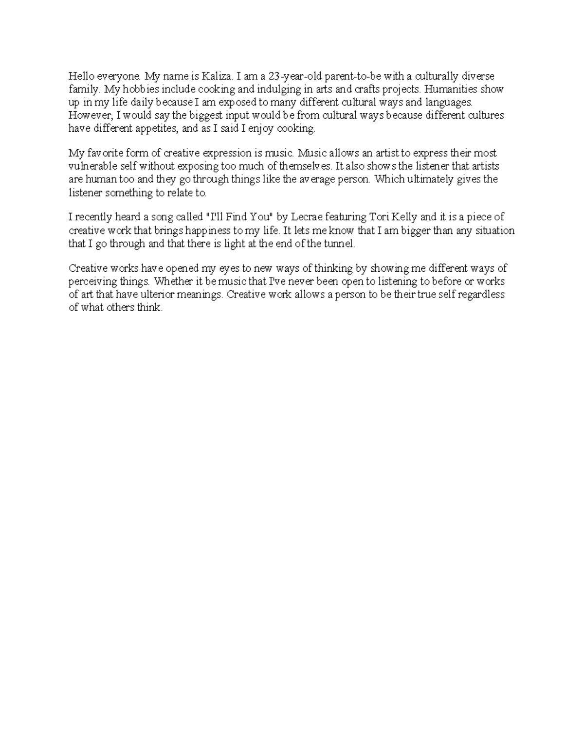 Hum 102 Module 1-1 Discussion on Cultural Influence in Humanities - Studocu