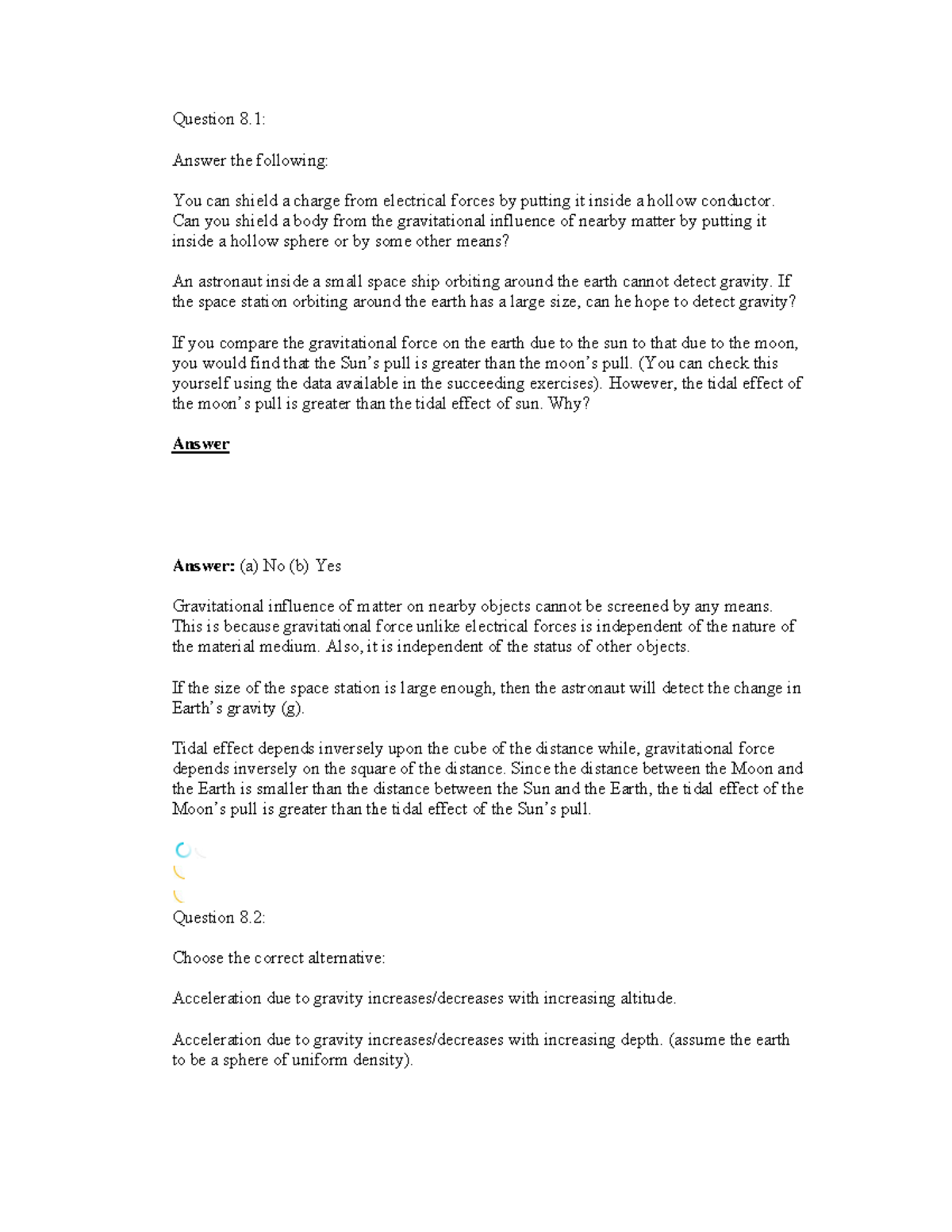 Physics 101: Gravitational Forces and Orbital Mechanics - Chapter 8 ...