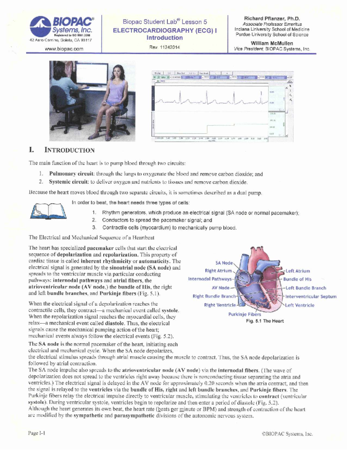 ECG I: Understanding Electrocardiography in Lesson 5 Analysis - Studocu