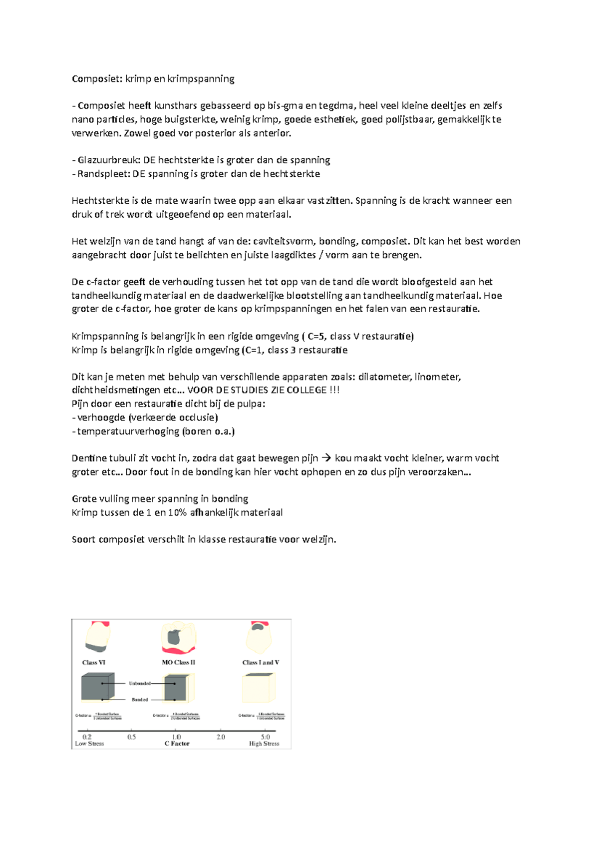 Krimp en Krimpspanning in Composieten: Belang voor Tandheelkunde ...