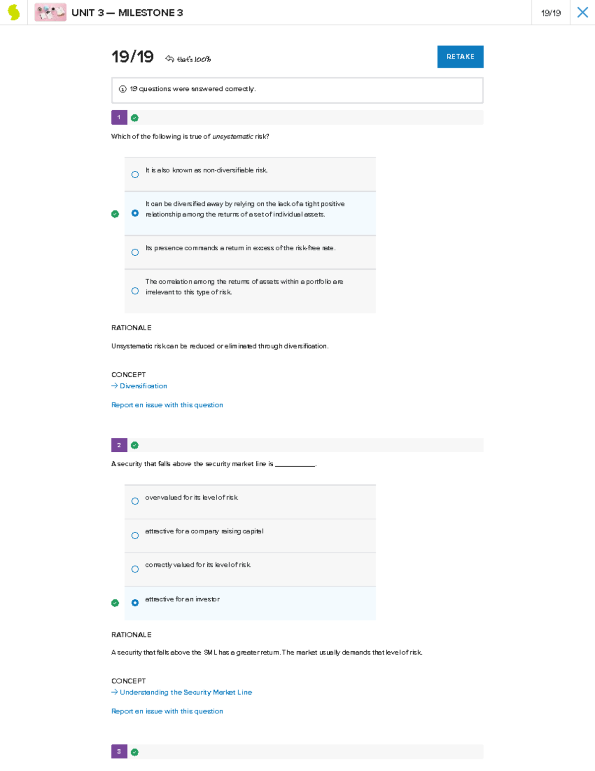 Principle of Finance - UNIT 3 MILESTONE 3 Study Guide - Studocu