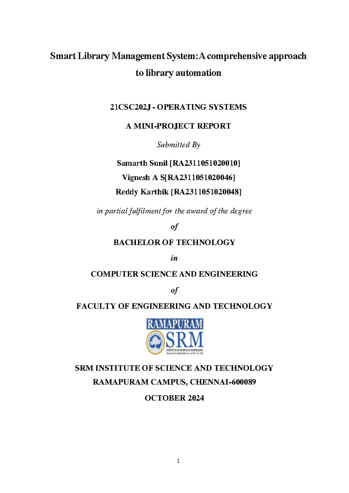 Smart Library Management System: A Comprehensive Automation Approach ...