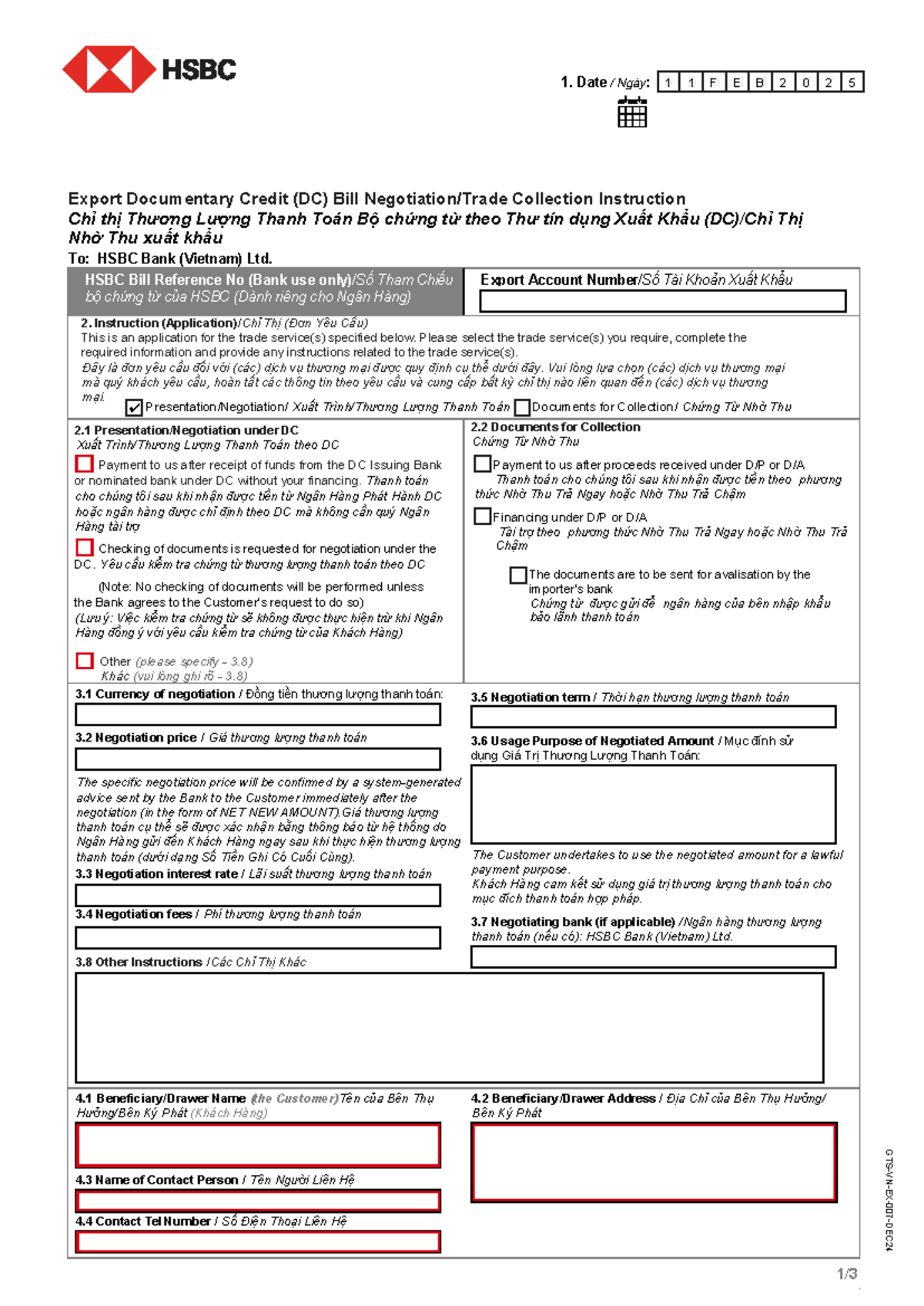 Export-document-credit-dc-bill-negotiation-trade-collection-instruction ...