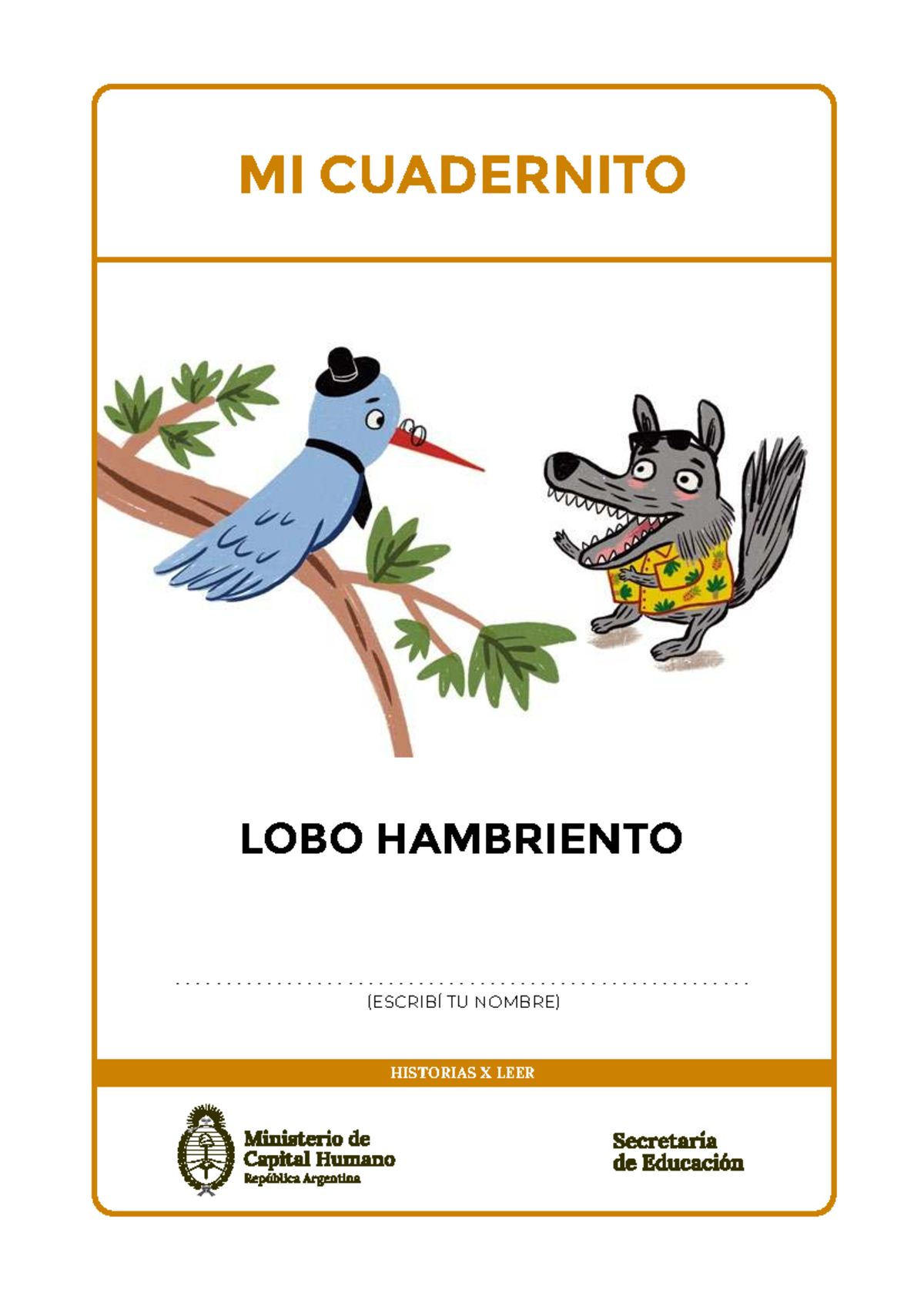 MI CUADERNITO LOBO HAMBRIENTO: Actividades de Lecto Escritura - Studocu