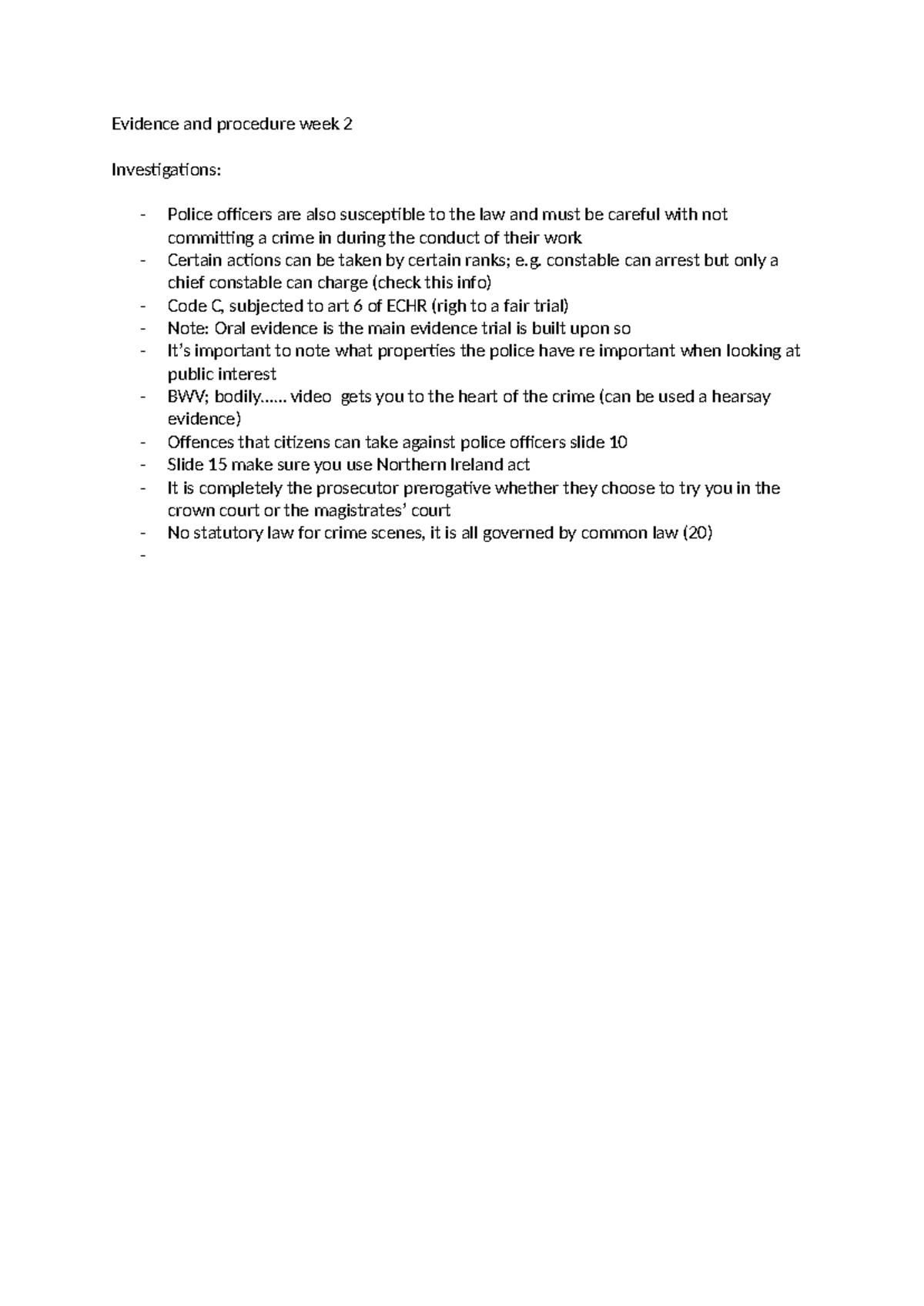 Admissibility of Bad Character Evidence in Criminal Trials (CJ NI 2004 ...